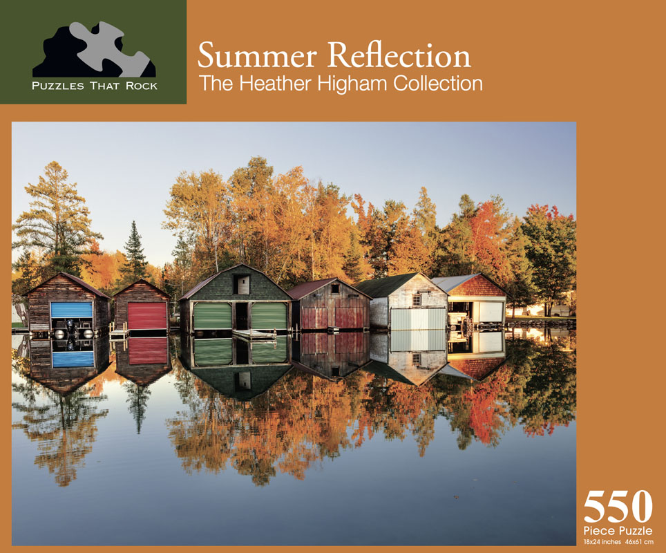 Summer Reflection Puzzle - The Lake House