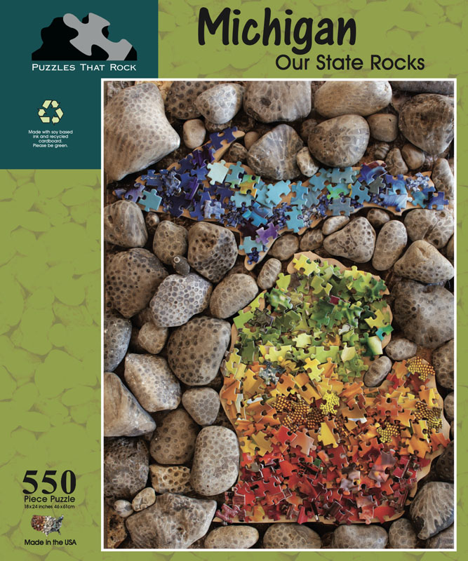 Michigan (Our State Rocks) Puzzle - The Lake House